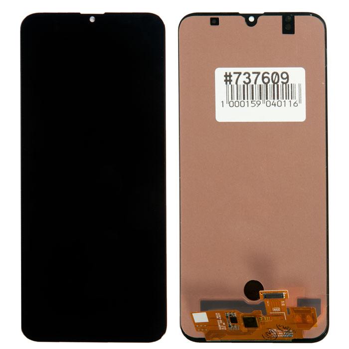Дисплей Rocknparts с тачскрином для Samsung Galaxy A50 (SM-A505F) черный OLED