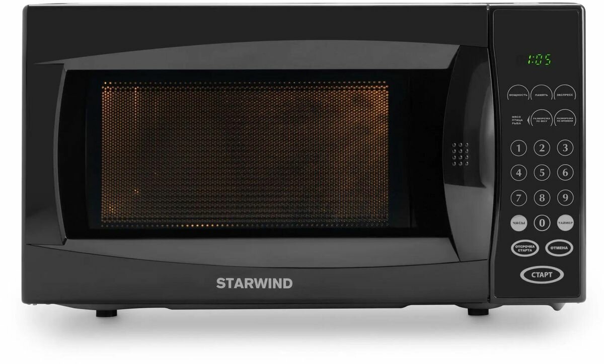 Микроволновая печь соло Starwind SMW5020 черный