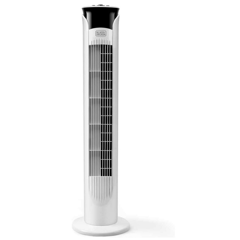 Вентилятор колонный, напольный Black+Decker BXEFT47E белый