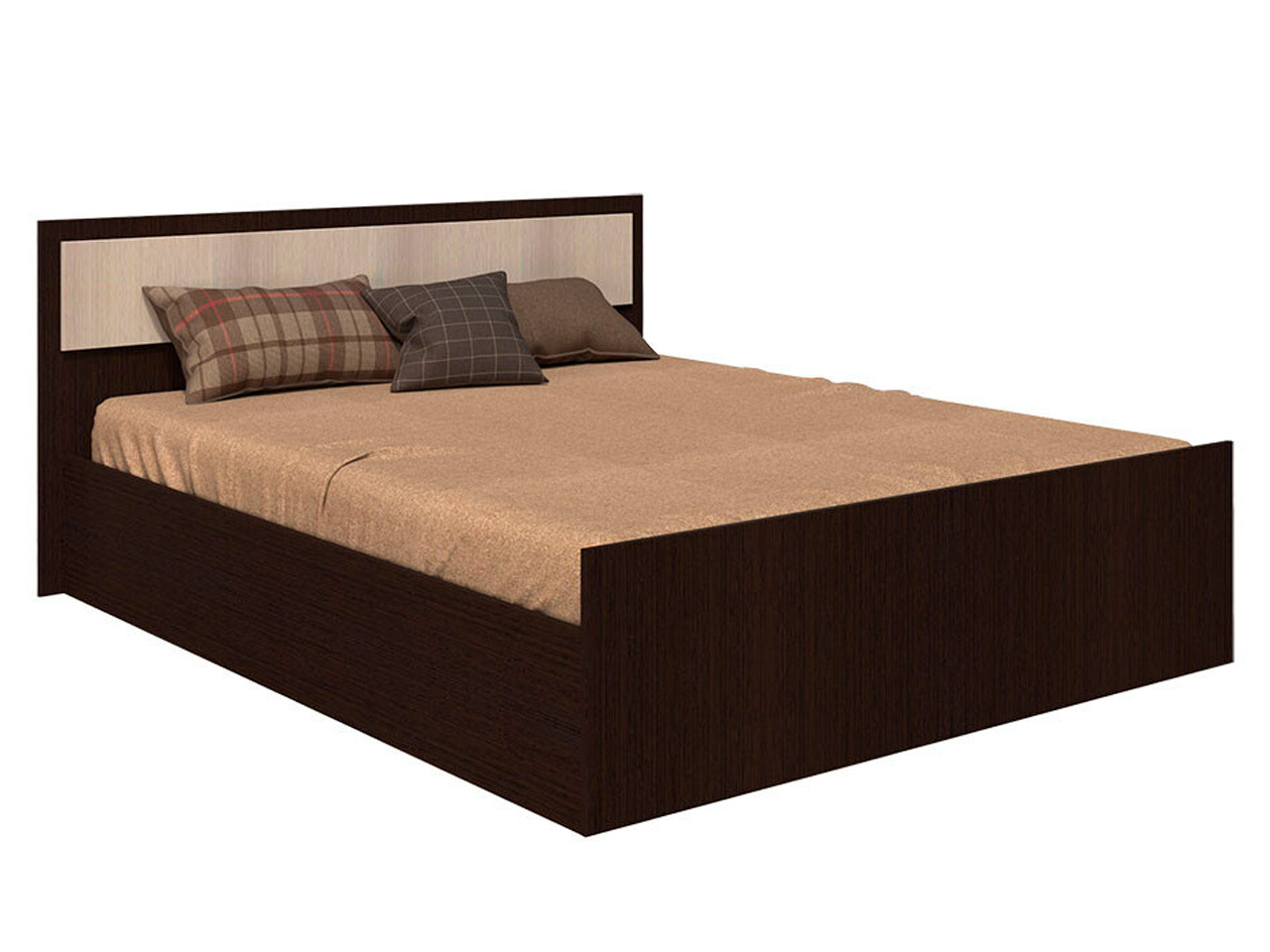 Двуспальная кровать Фиеста Венге/Лоредо, 160х200 см
