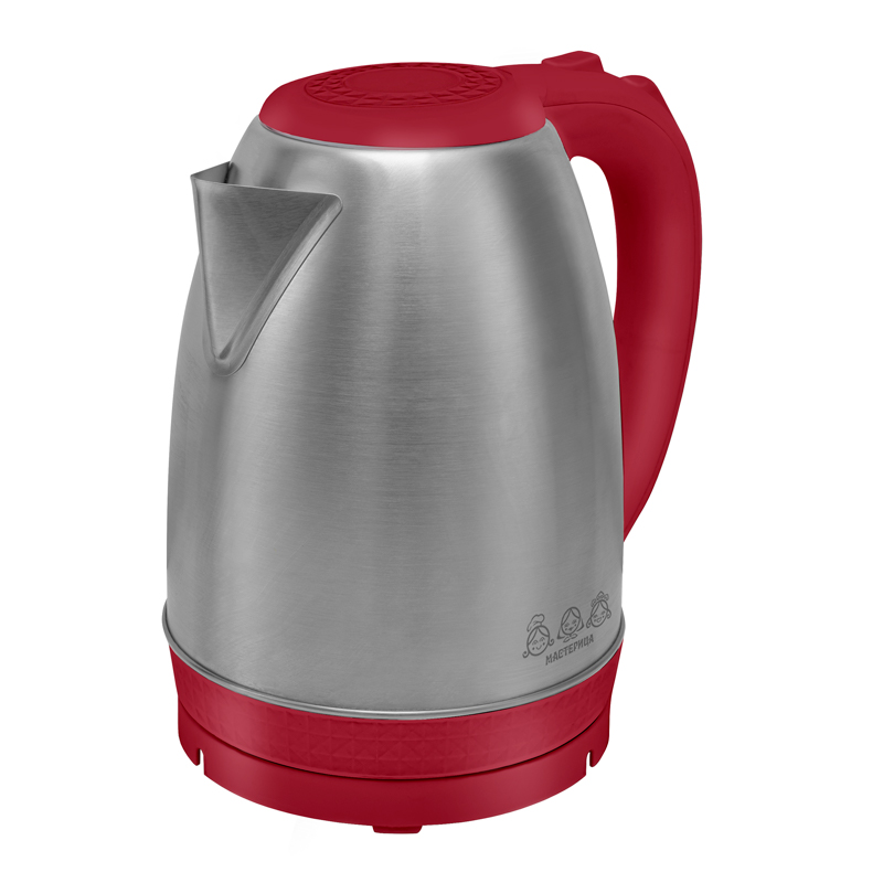 Чайник электрический Мастерица EK-1801  18 1.8 л Red, Silver