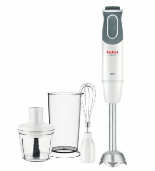 Погружной блендер Tefal HB 643138 белый, серебристый