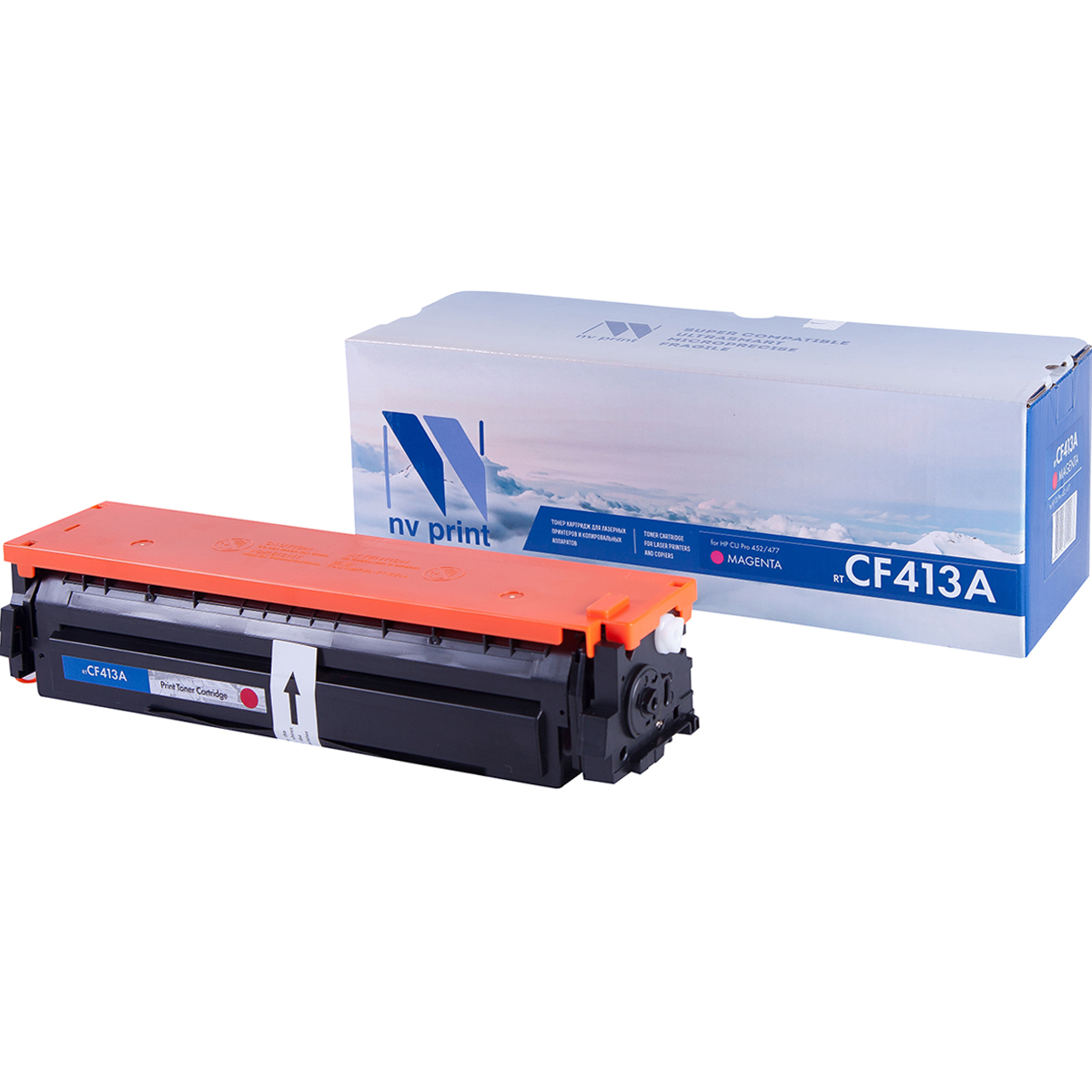 Картридж для лазерного принтера NV Print CF413A пурпрный