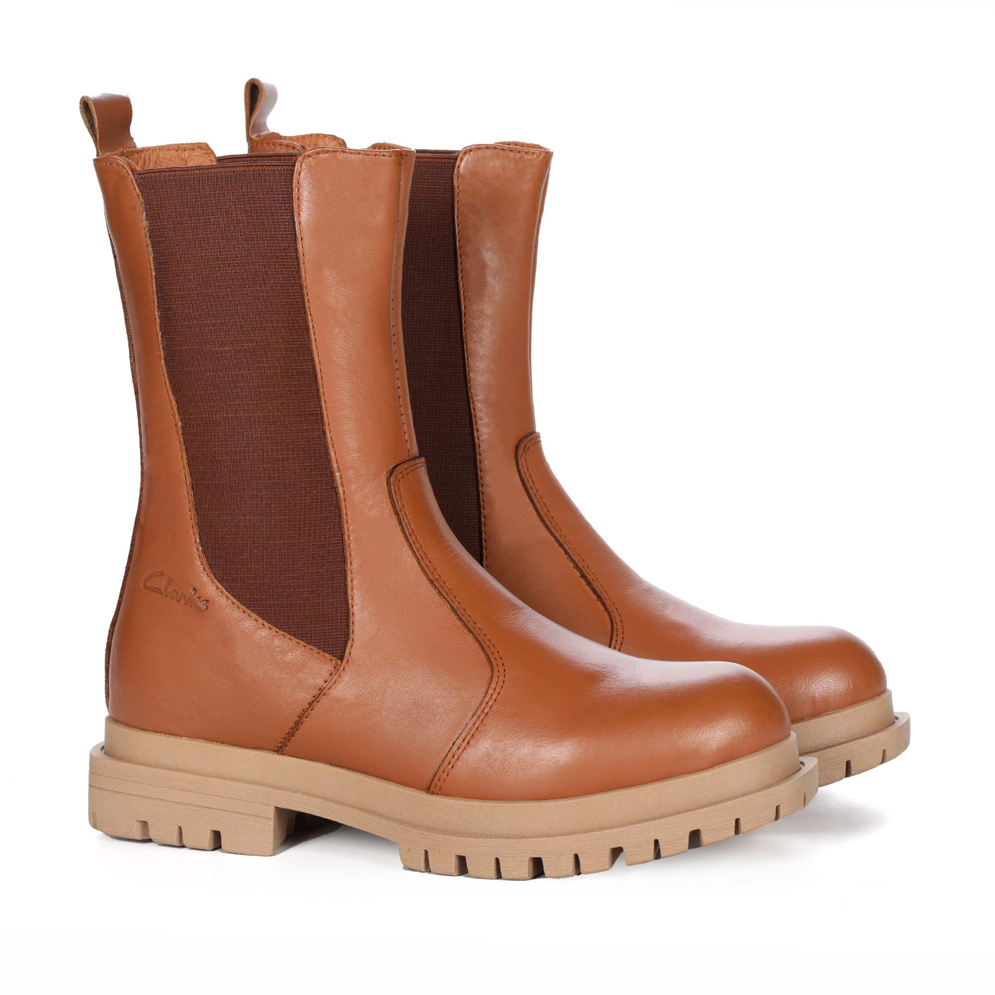 Ботинки женские Clarks 3720 коричневые 39 EU