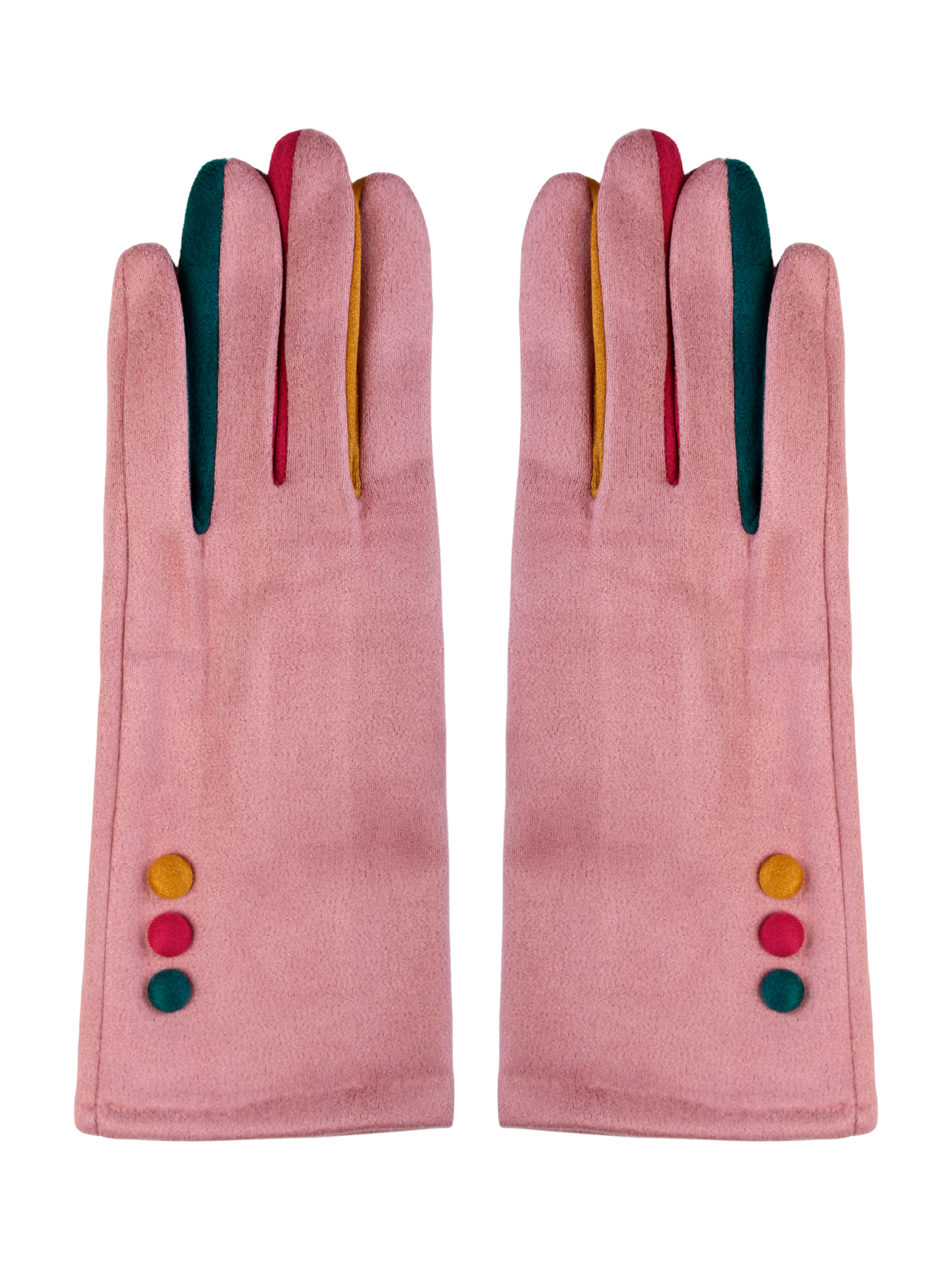 Перчатки женские Pretty Mania ZW-ANG164 розовые, one size