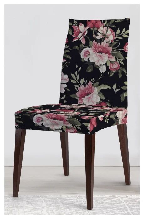 dvcc_186359 Декоративный чехол на стул со спинкой велюровый