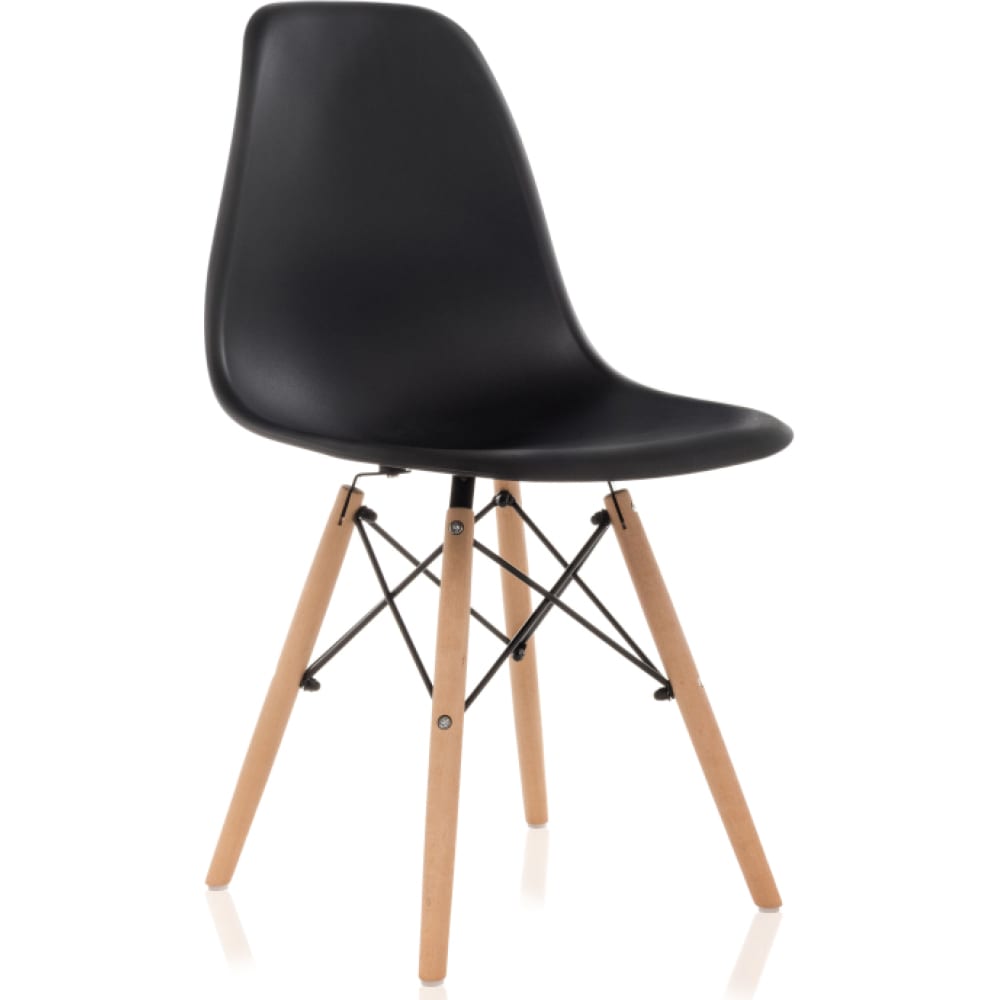 Woodville пластиковый стул eames pc-015 черный 11177