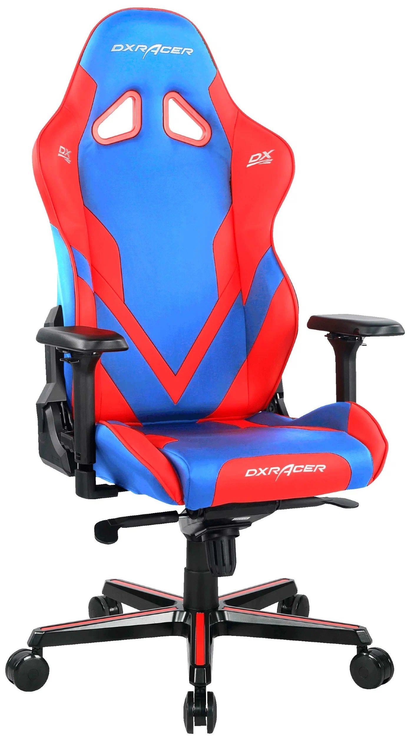 DXRacer Игровое кресло DXRacer G8200 сине-красное (OH/G8200/BR, кожа-PU, 4D, мультиблок)