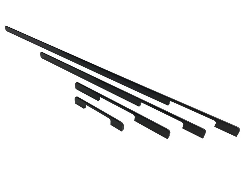 Ручка мебельная скоба черная 100 см