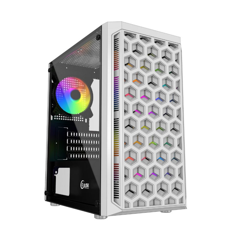 Корпус компьютерный Powercase Mistral Micro (CMIMTW-L3) White
