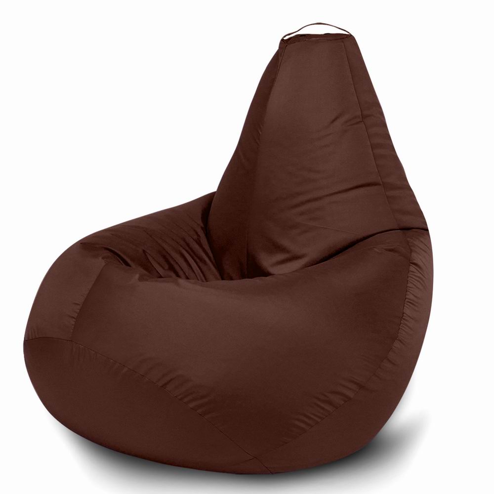 Кресло мешок груша XXL Миди, оксфорд, коричневый