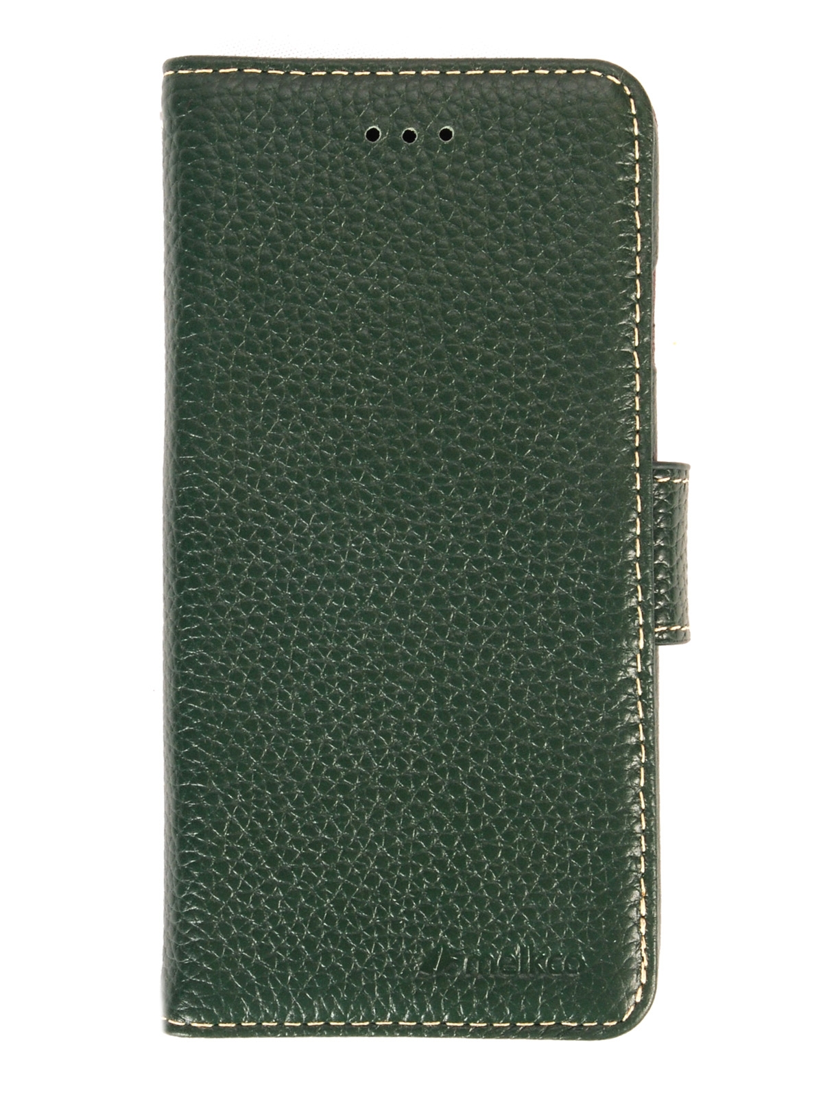 Чехол Melkco для Apple iPhone 12/12 Pro (6.1") - Wallet Book Type, темно-зеленый