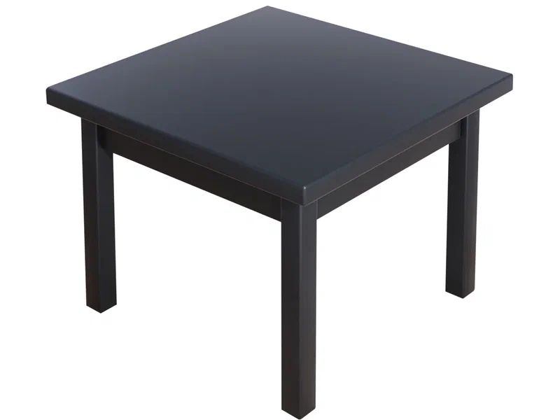 журнальный стол Solarius Классика квадратный 80х80х46, цвет антрацит