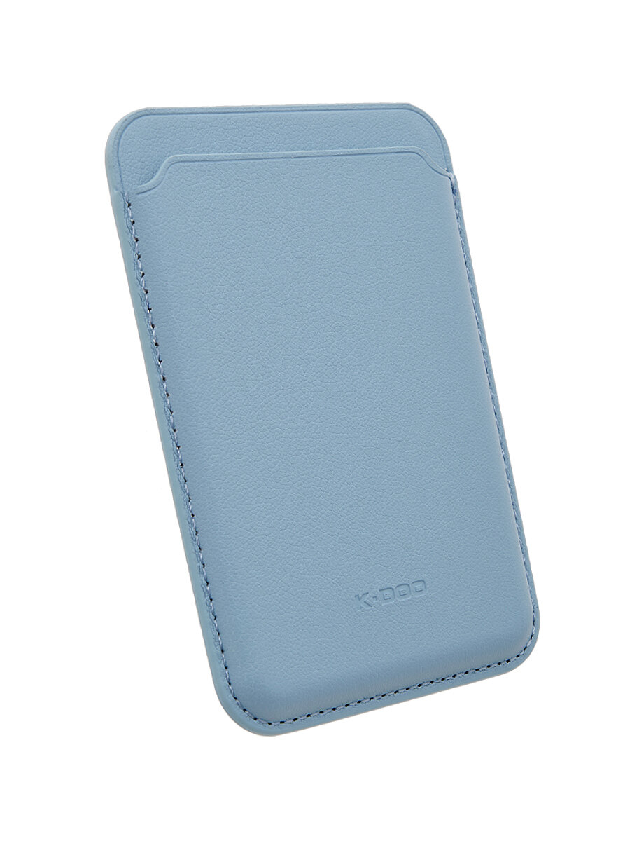 Чехол Magsafe Wallet для Apple iPhone 14 - Небесно-Голубой