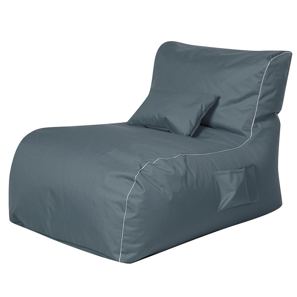 Бескаркасный модульный диван DreamBag Лежак one size, оксфорд, Серый