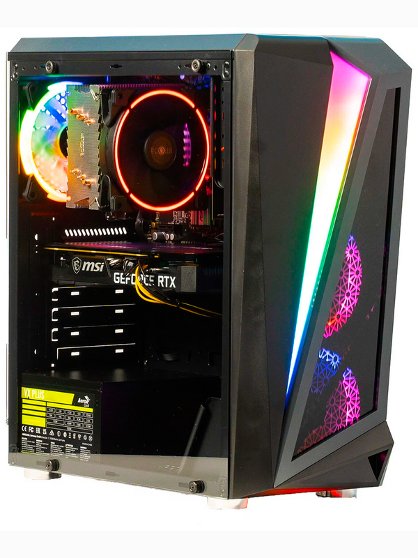 Настольный компьютер ElitePC Golden 56 черный (AMD Ryzen 5 5600 + GeForce GTX 1650 4Gb)