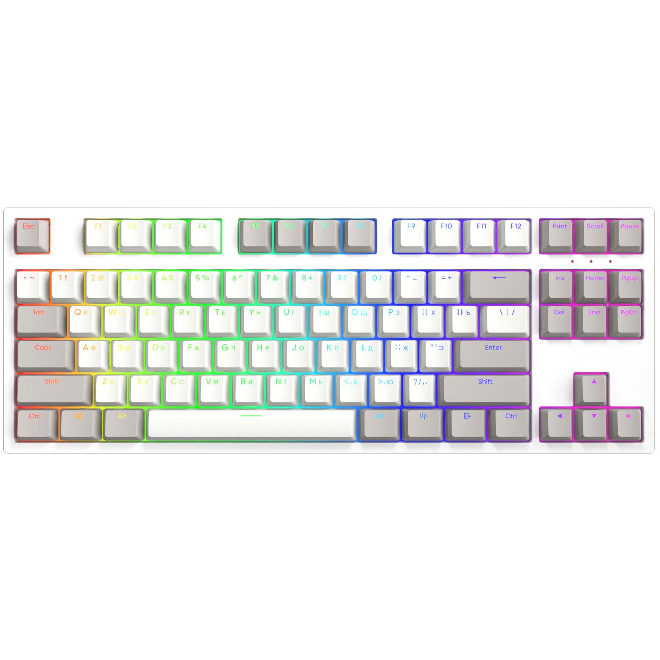 Проводная игровая клавиатура Red Square Keyrox TKL Classic White (RSQ-20024)