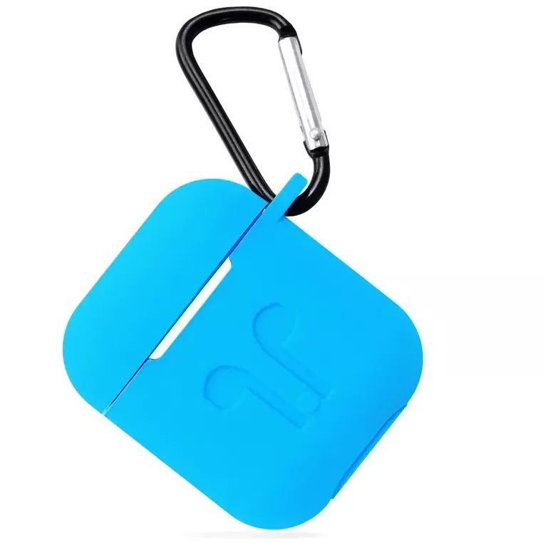Чехол Guardi Soft Touch Protective Case для Airpods 1/2 голубой