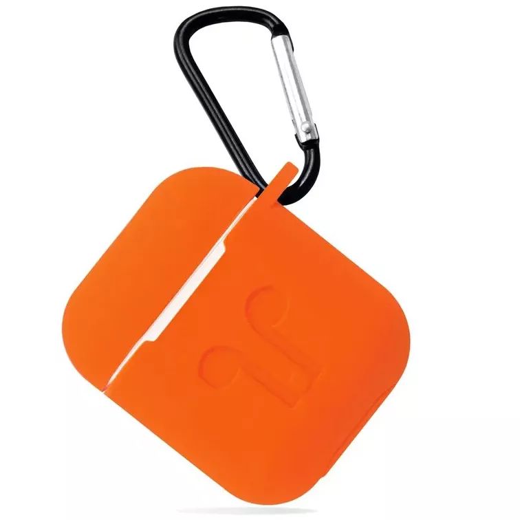 Чехол Guardi Soft Touch Protective Case для Airpods 1/2 оранжевый