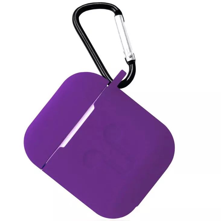Чехол Guardi Soft Touch Protective Case для Airpods 1/2 фиолетовый