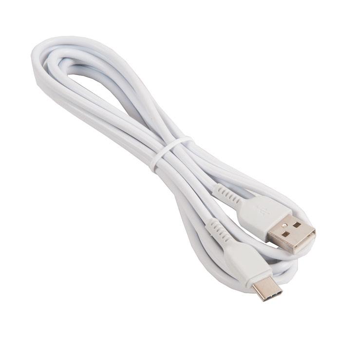 Кабель USB НОСО x20 Flash для Type-С, 2.0 A, длина 2.0 м, белый