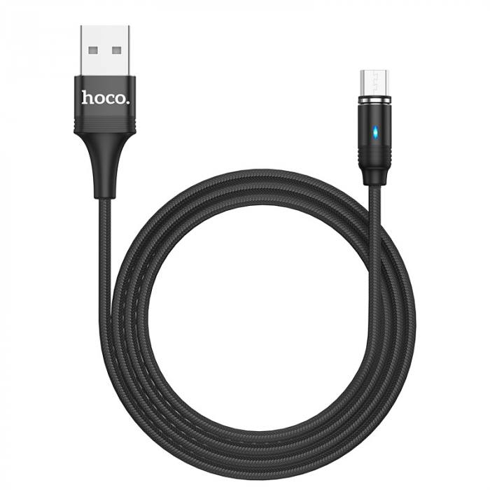 Кабель USB HOCO U76 Outstanding для Micro USB, 2.4A, длина 1.2м, черный