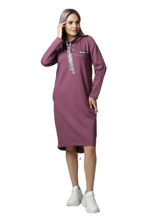 Платье женское Elenatex П-120 фиолетовое 44 RU