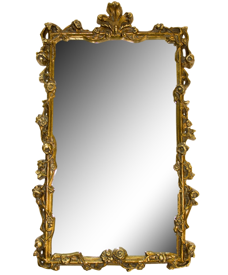 Зеркало настенное Glasar 45-016, золотистый