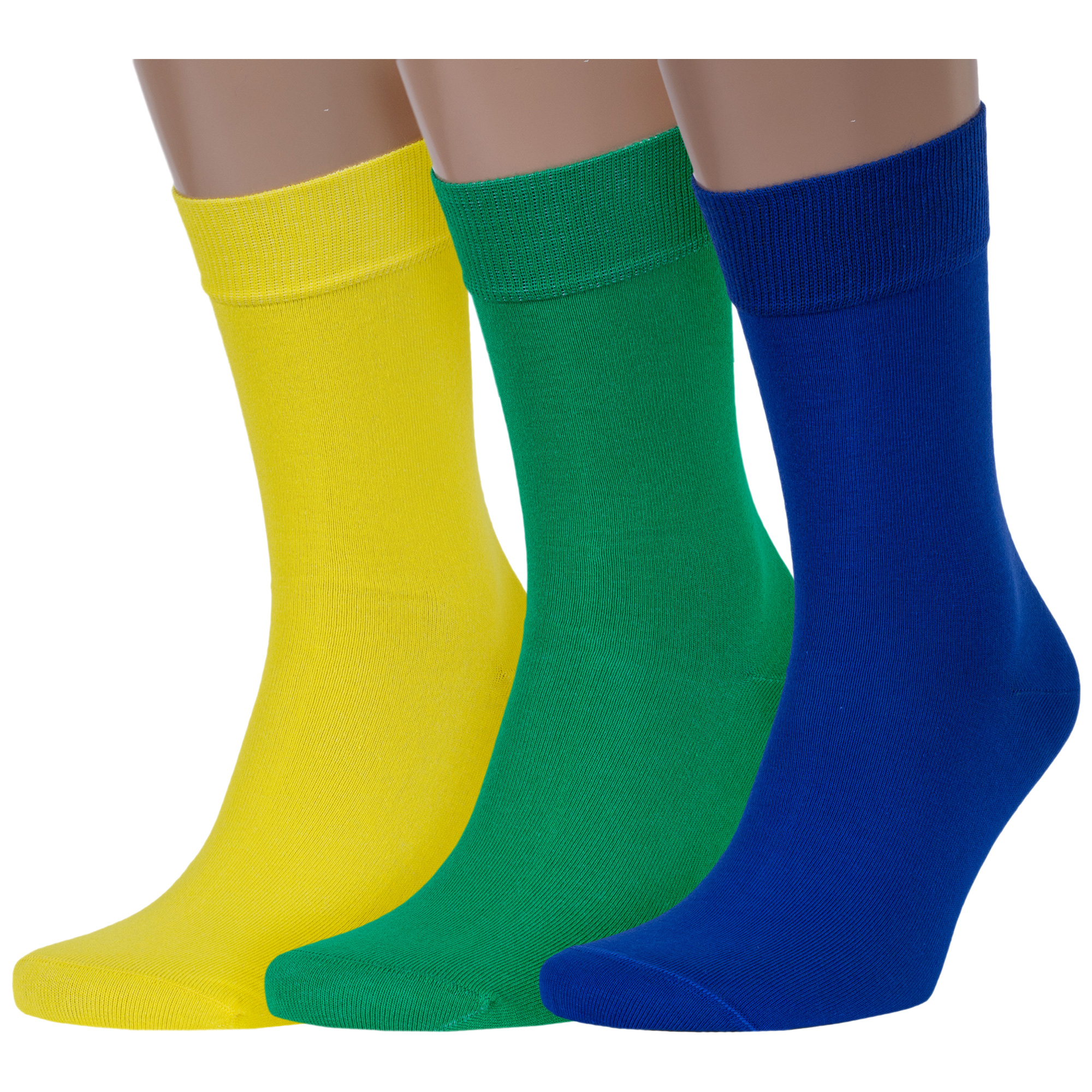 Комплект носков мужских Rusocks 3-М-1221 разноцветных 25-27