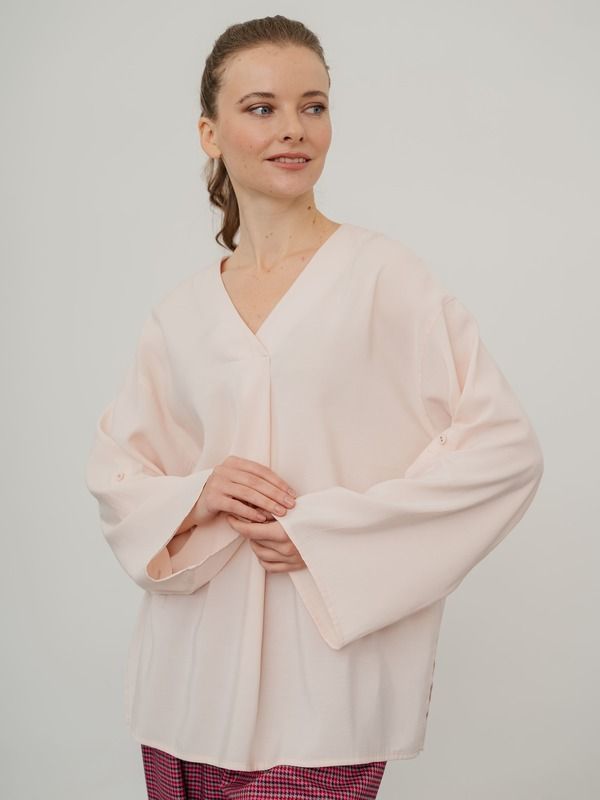 Блуза женская Модный дом Виктории Тишиной Маса розовая M