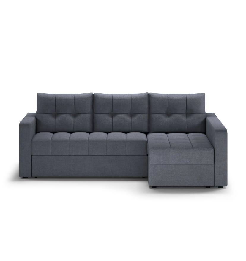 Угловой диван-кровать WESTENY ART-102-YG-G-TSR правый темно-серый