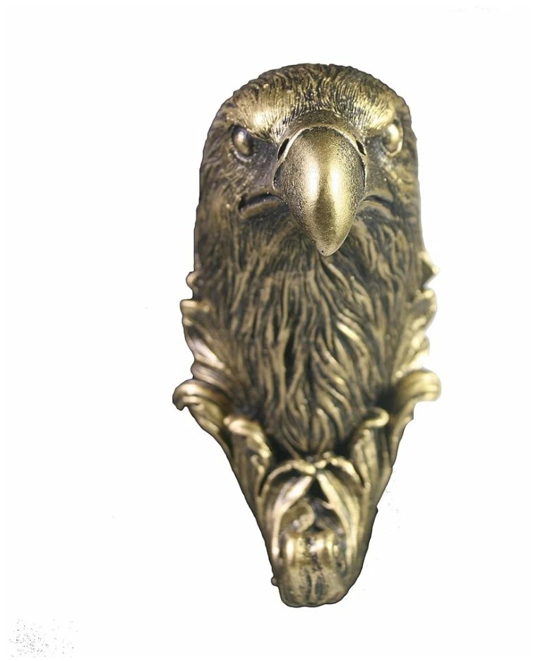Крючок фигурный "Орел" бронза 7х6х11см
