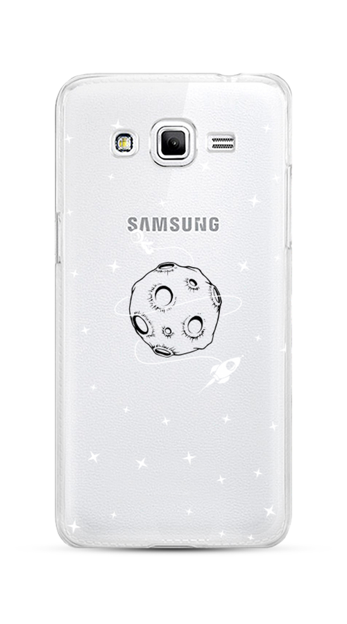 Чехол на Samsung Galaxy Grand Prime/J2 Prime "Полет вокруг луны"