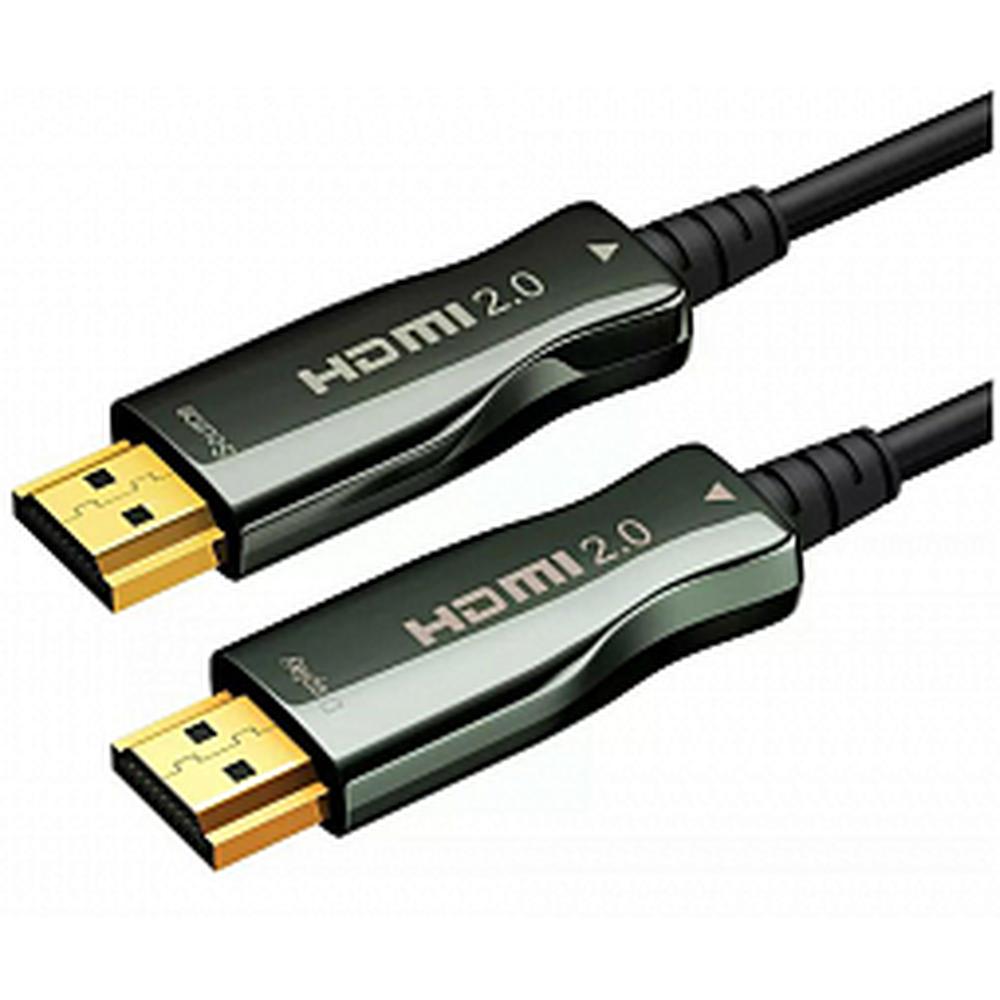 Кабель Wize AOC-HM-HM-20M HDMI - HDMI 20 м Black