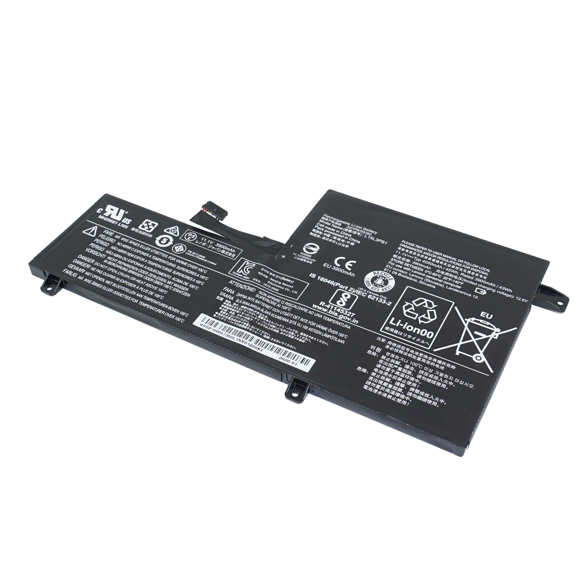 Аккумулятор Azerty L15L3PB1 для Lenovo Chromebook N22/N22-10/N22-20 и др.
