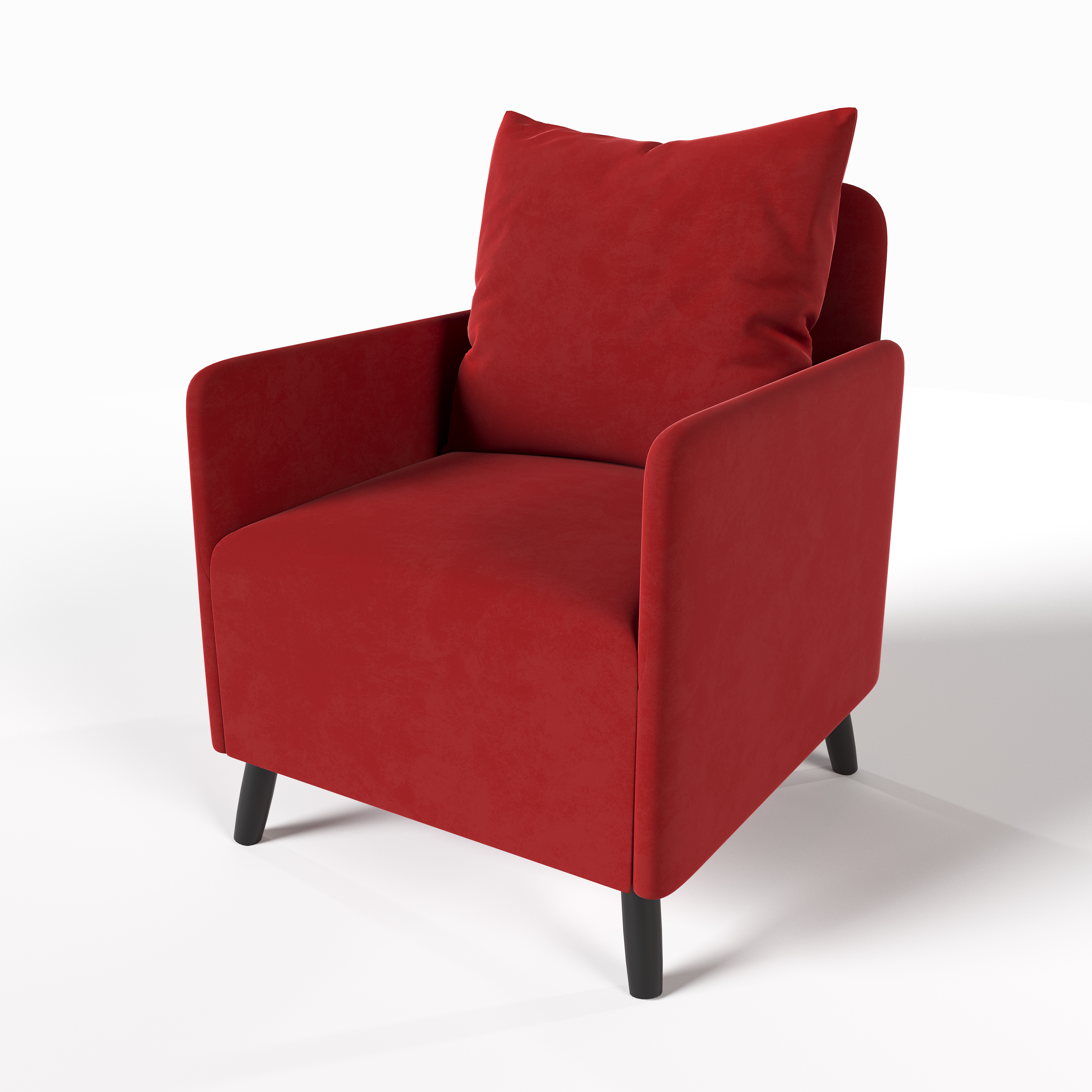 Кресло, SALON TRON, Будапешт красное, 68х72х85