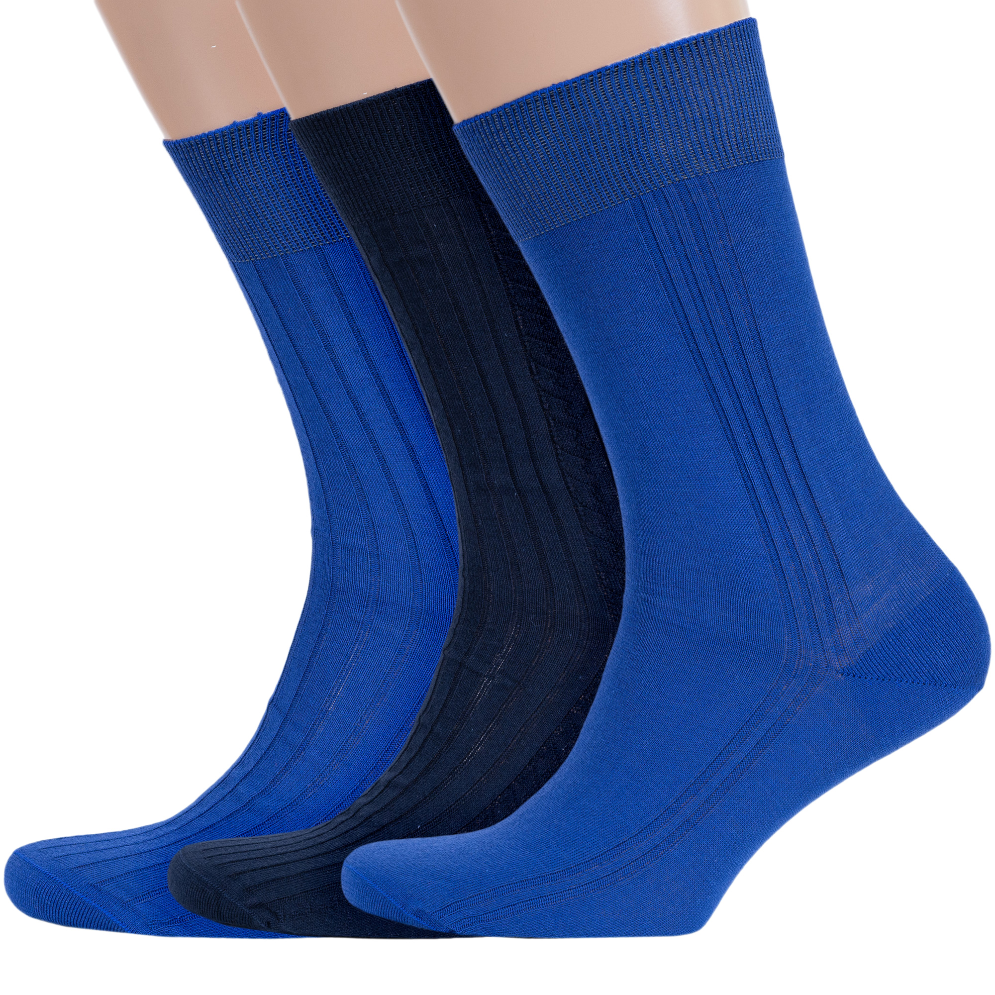 Комплект носков мужских Rusocks 3-М3-11001 синих 29