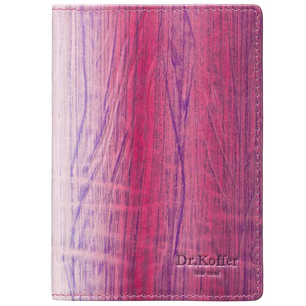 Обложка для паспорта Dr.Koffer X510130-162 фиолетовая