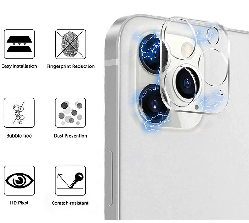 Защитное стекло на камеру iPhone 11 / Защита камеры