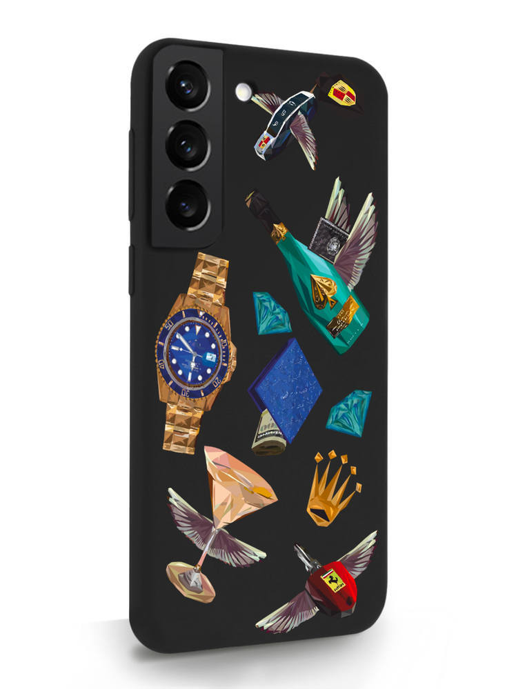 Чехол MustHaveCase для Samsung Galaxy S22 Luxury lifestyle черный