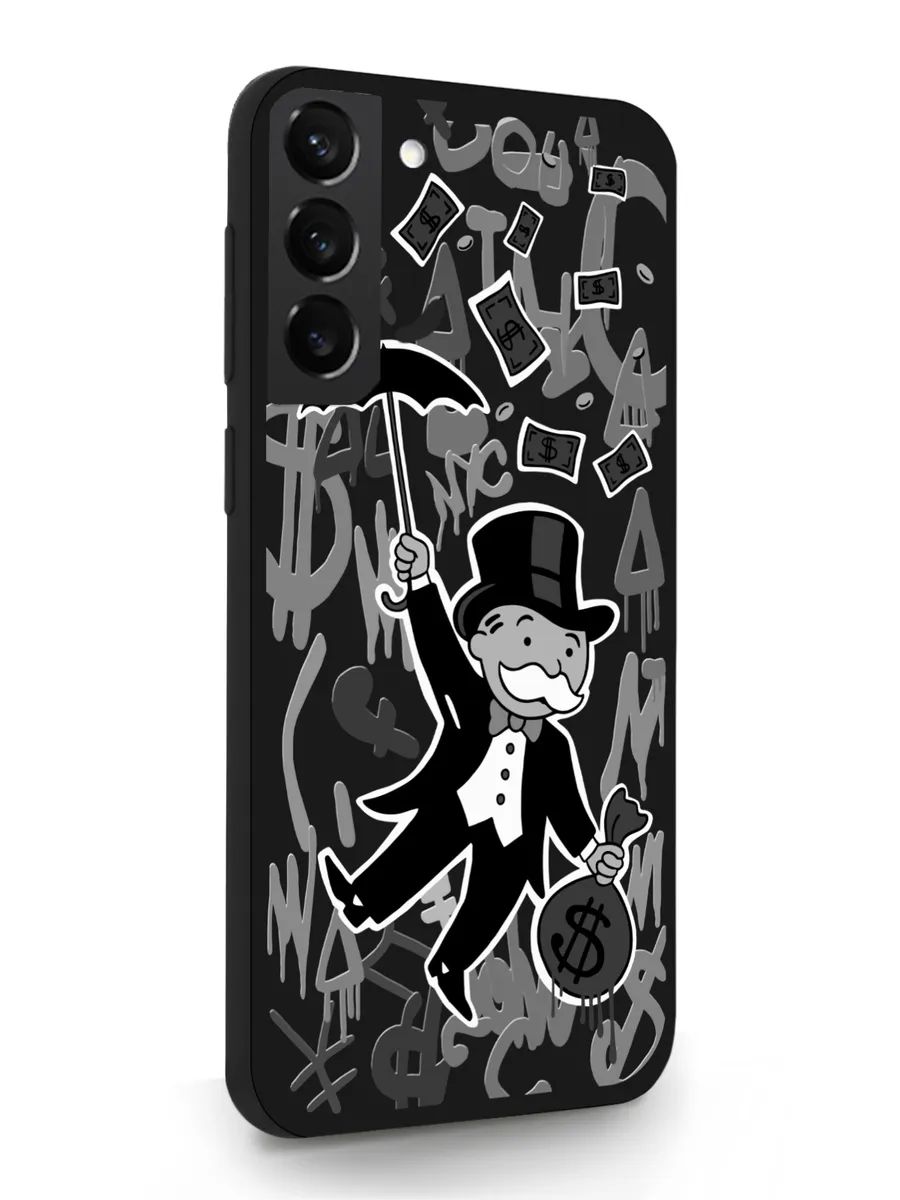 Чехол MustHaveCase для Samsung Galaxy S22+ Monopoly Black Edition черный