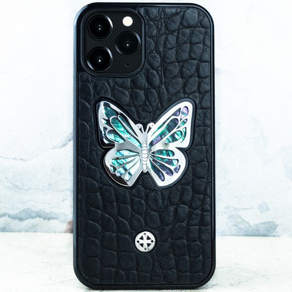 Чехол iPhone 14 Pro Max - Euphoria HM Butterfly miniCROC - Euphoria HM Premium