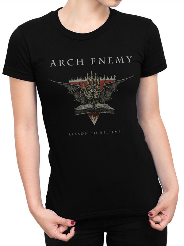 Футболка женская Design Heroes Группа Arch Enemy черная XL