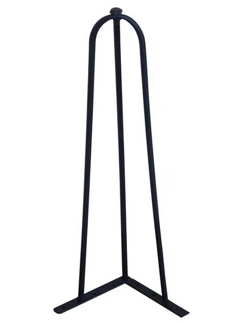 Ножка-шпилька металлическая для стола Solarius, цвет черный