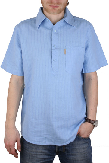 Рубашка мужская Maestro ER18-K голубая L