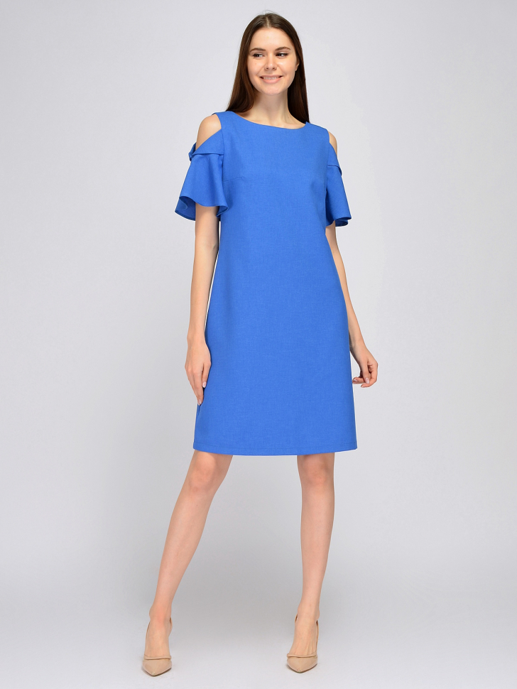 Платье женское Viserdi 9298 голубое 44 RU