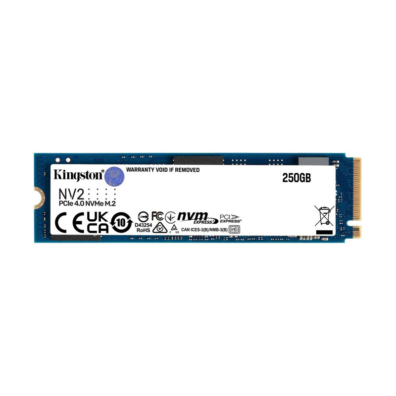 SSD накопитель Kingston NV2 M.2 2280 250 ГБ (SNV2S/250G)