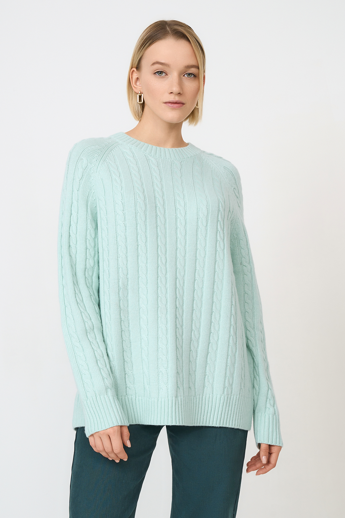 Джемпер женский Baon B1323548 бирюзовый M