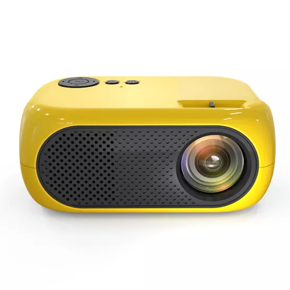 Портативный LED Мини Проектор MINI Projector 640х480 / Желтый