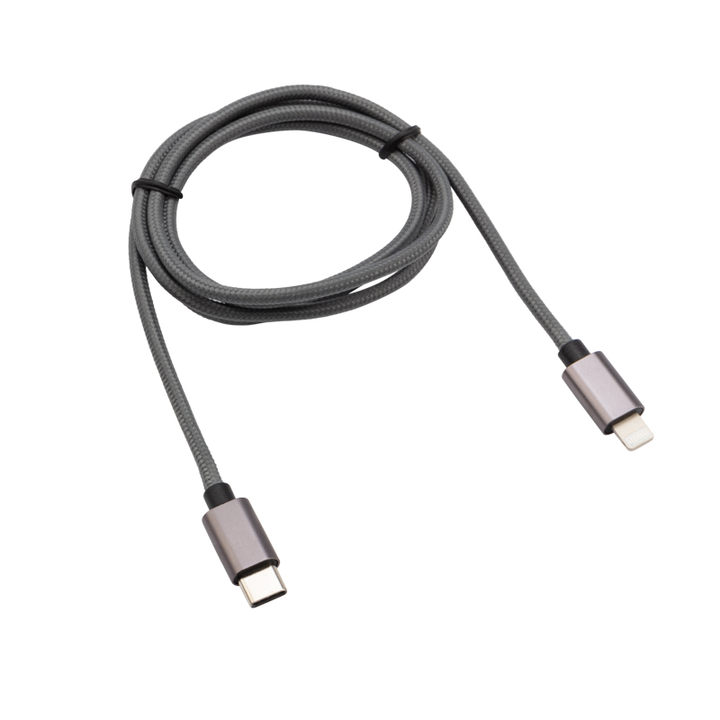 Переходник USB Type-C -Lightning Rexant Type-C- Lightning PD 1 м черный